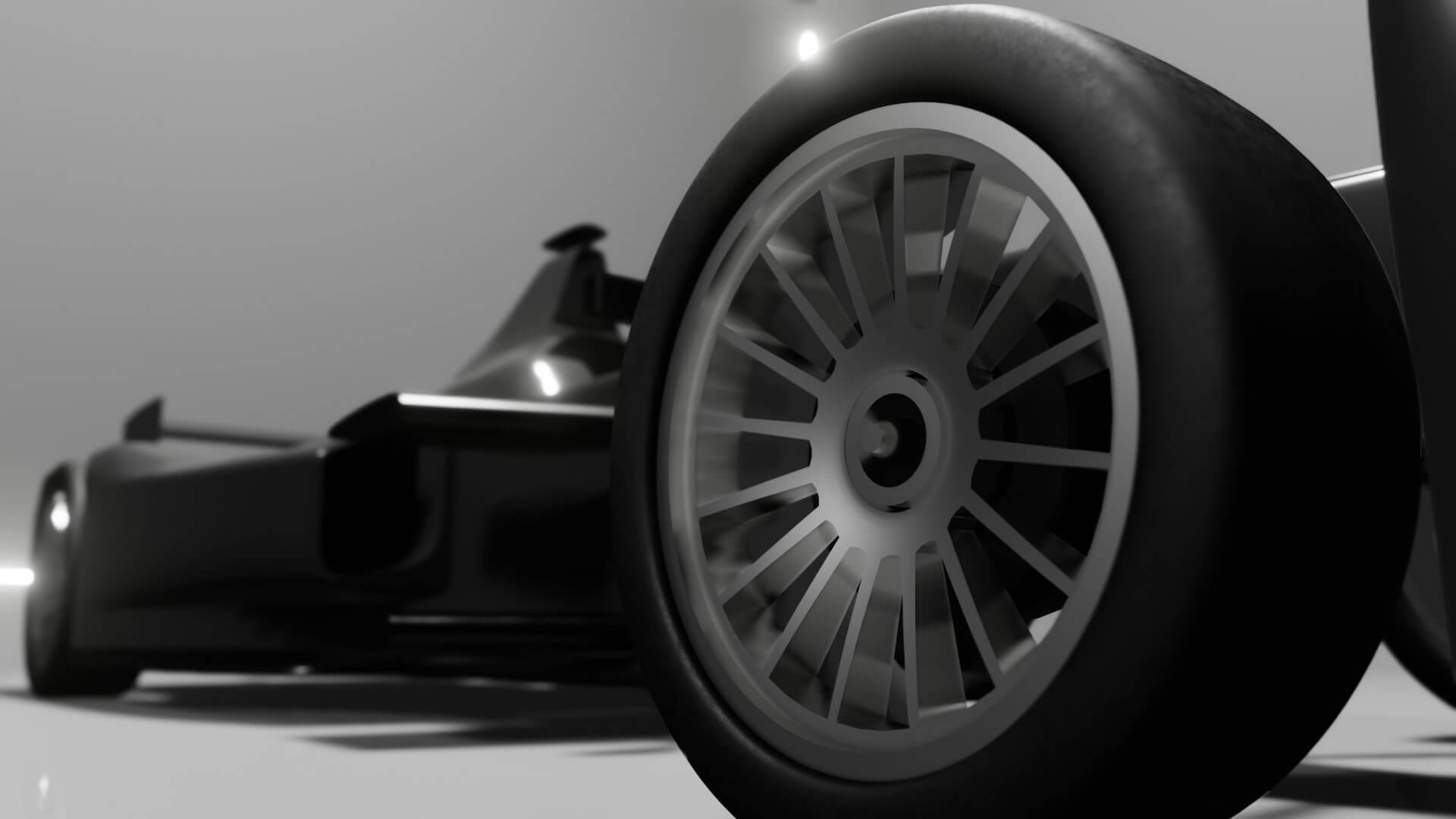 Formula E Gen1 Car - Free 3D Model by Naudaff3D