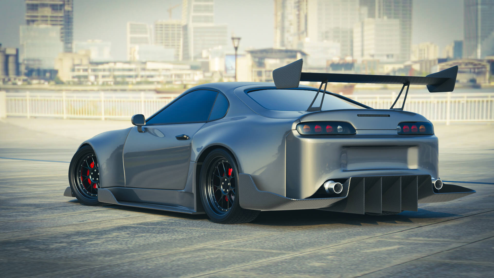 Toyota Supra MK4 Tuned - 3D Model by Naudaff3D