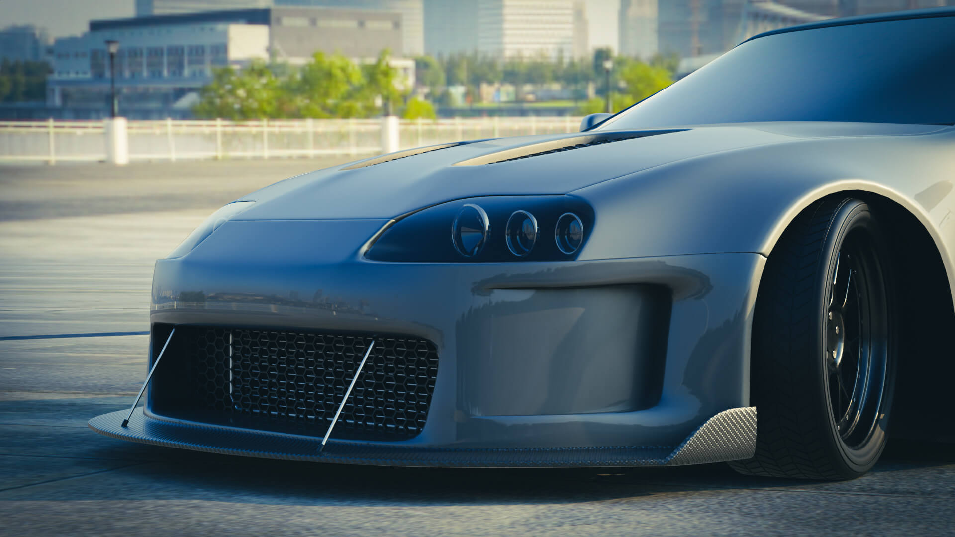 Toyota Supra MK4 Tuned - 3D Model by Naudaff3D