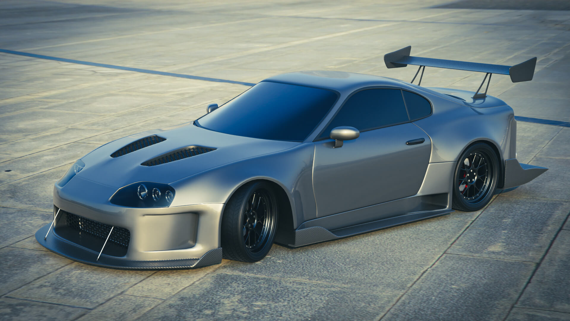 Toyota Supra MK4 Tuned - 3D Model by Naudaff3D