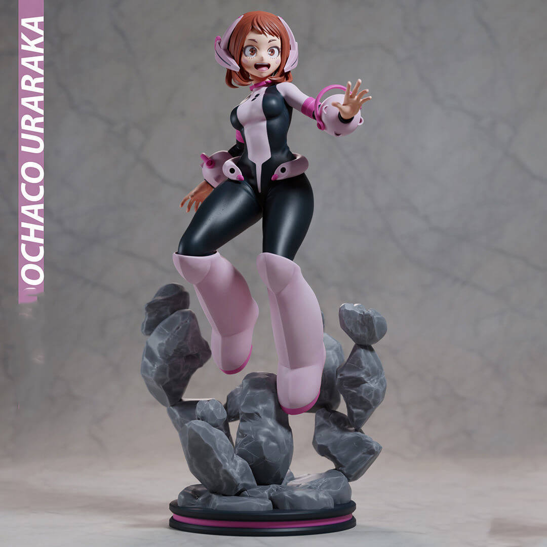 Azerama - Ochaco Uraraka 3D Model by Navaler