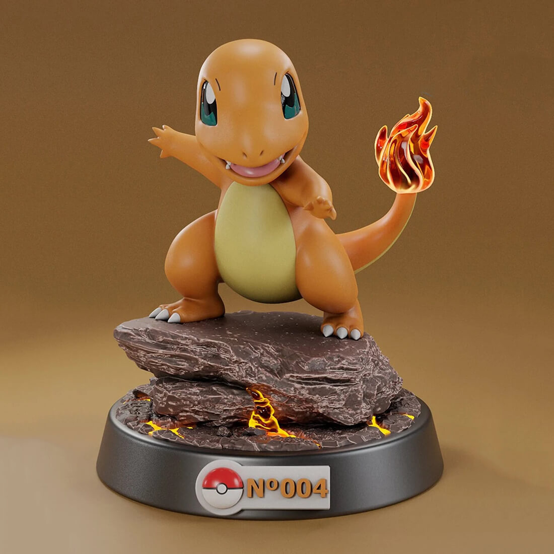 Charmander Pokemon - 3D Model by Navaler