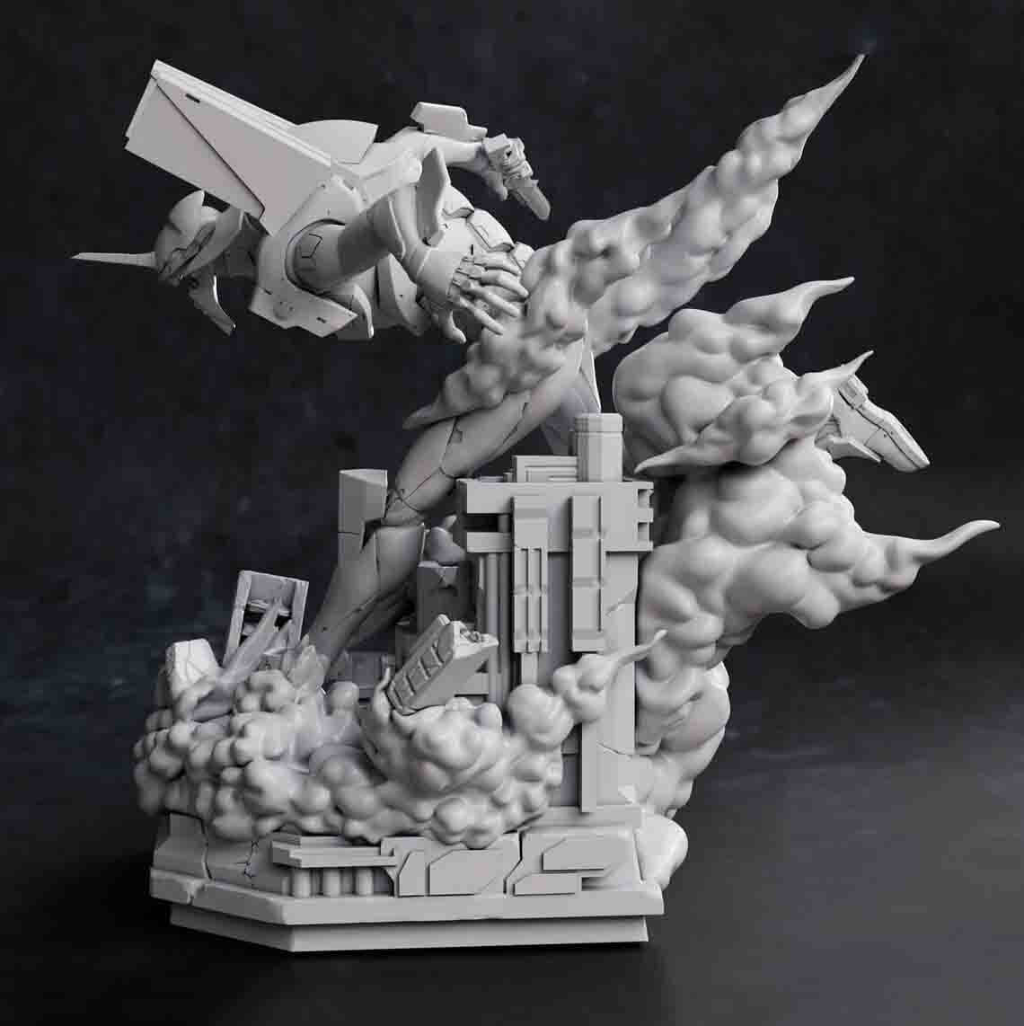 EVA01 - Neon Genesis Evangelion 3D Model by Navaler