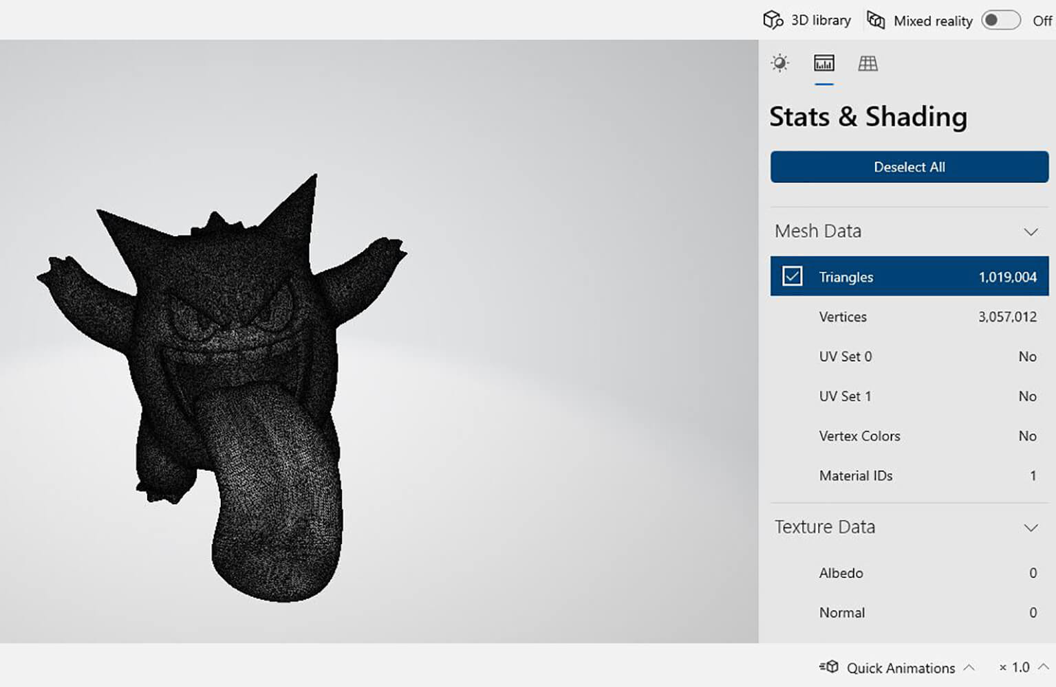 Gengar Pokemon - 3D Model by Navaler
