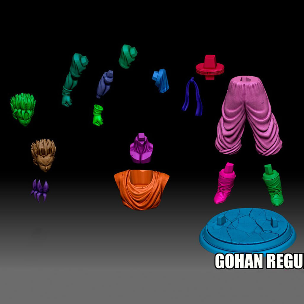 Gohan Regular - 3D Model by Navaler