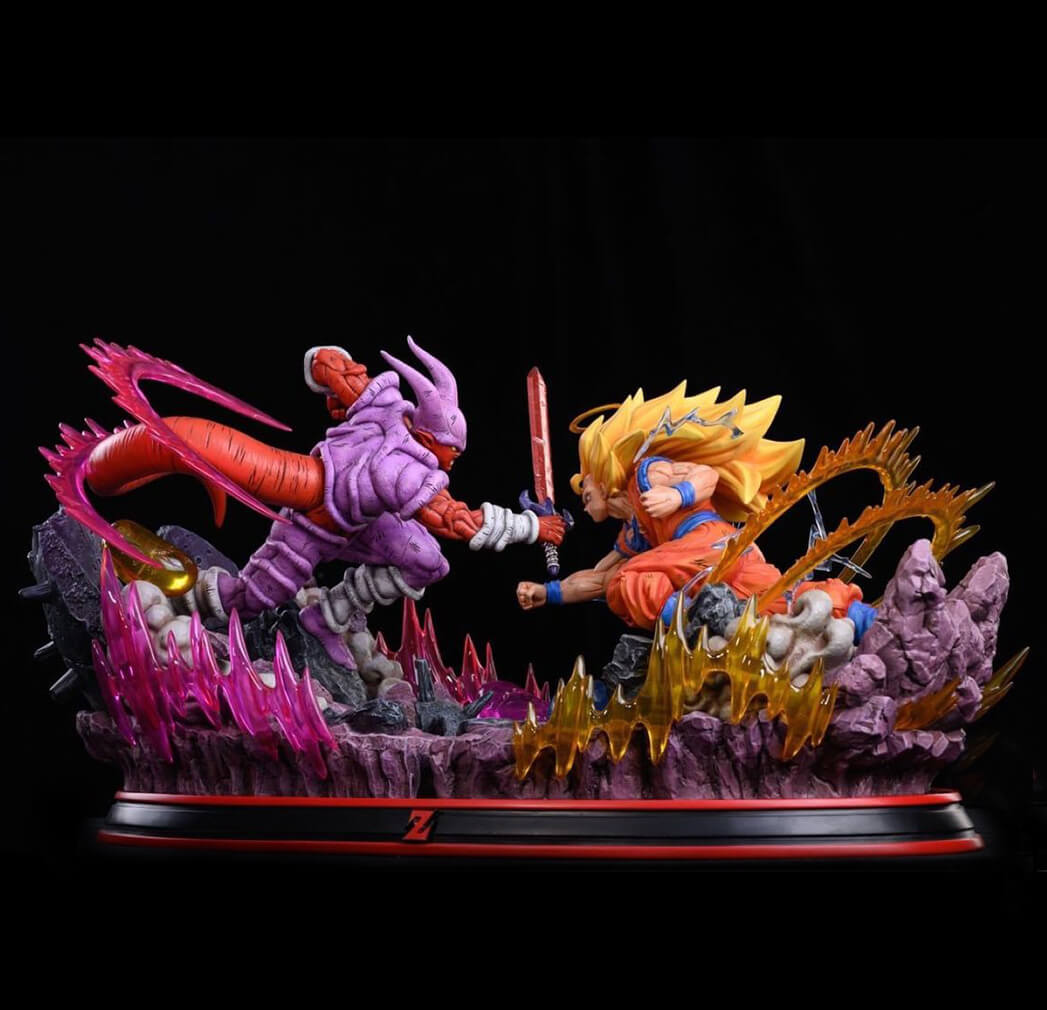 Goku Vs Janemba - 3D Print Model by Navaler