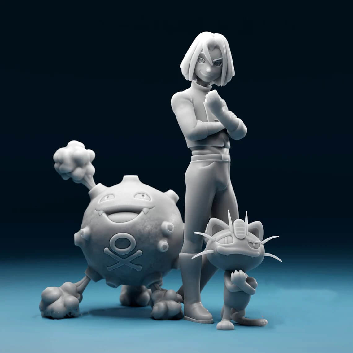 James and Koffing and Meowth - 3D Model by Navaler