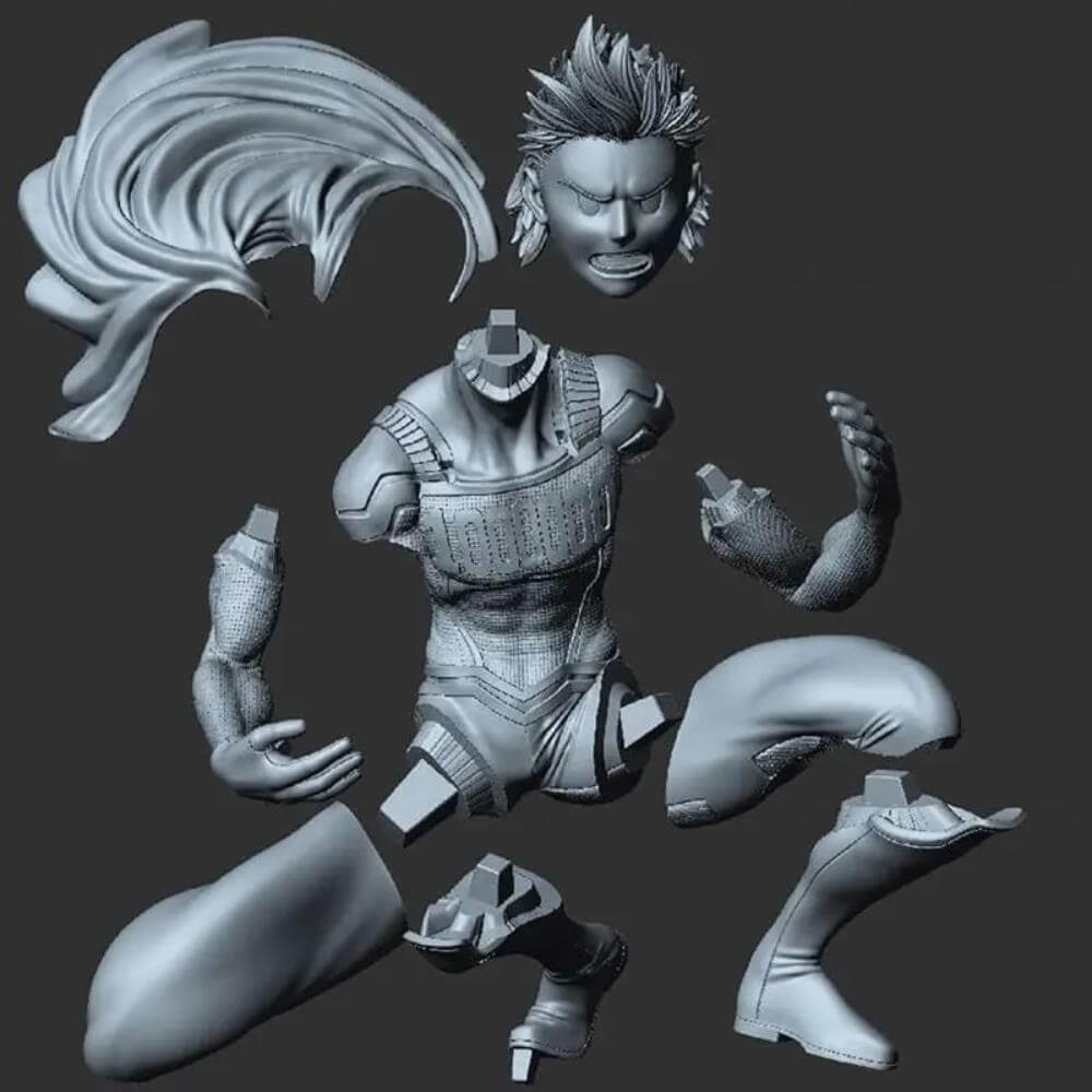 Mirio and Eri - My Hero Academia 3D Model by Navaler