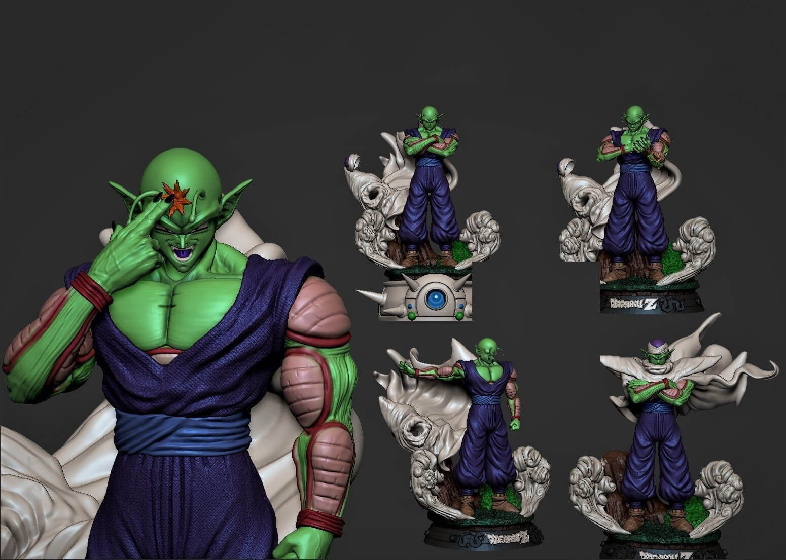Piccolo Dragon Ball Z - 3D Model by Navaler