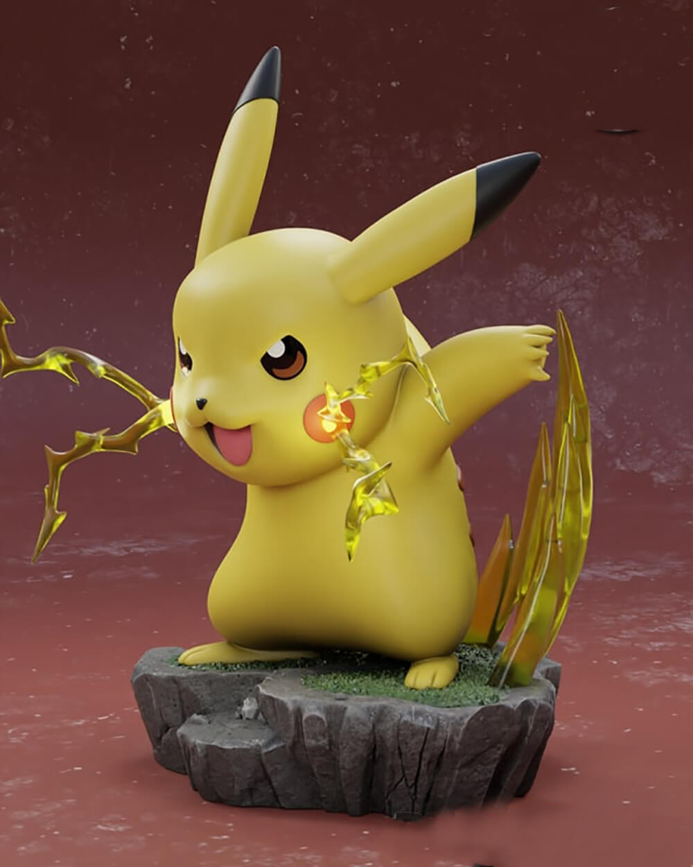 Pikachu Pokemon - 3D Model by Navaler