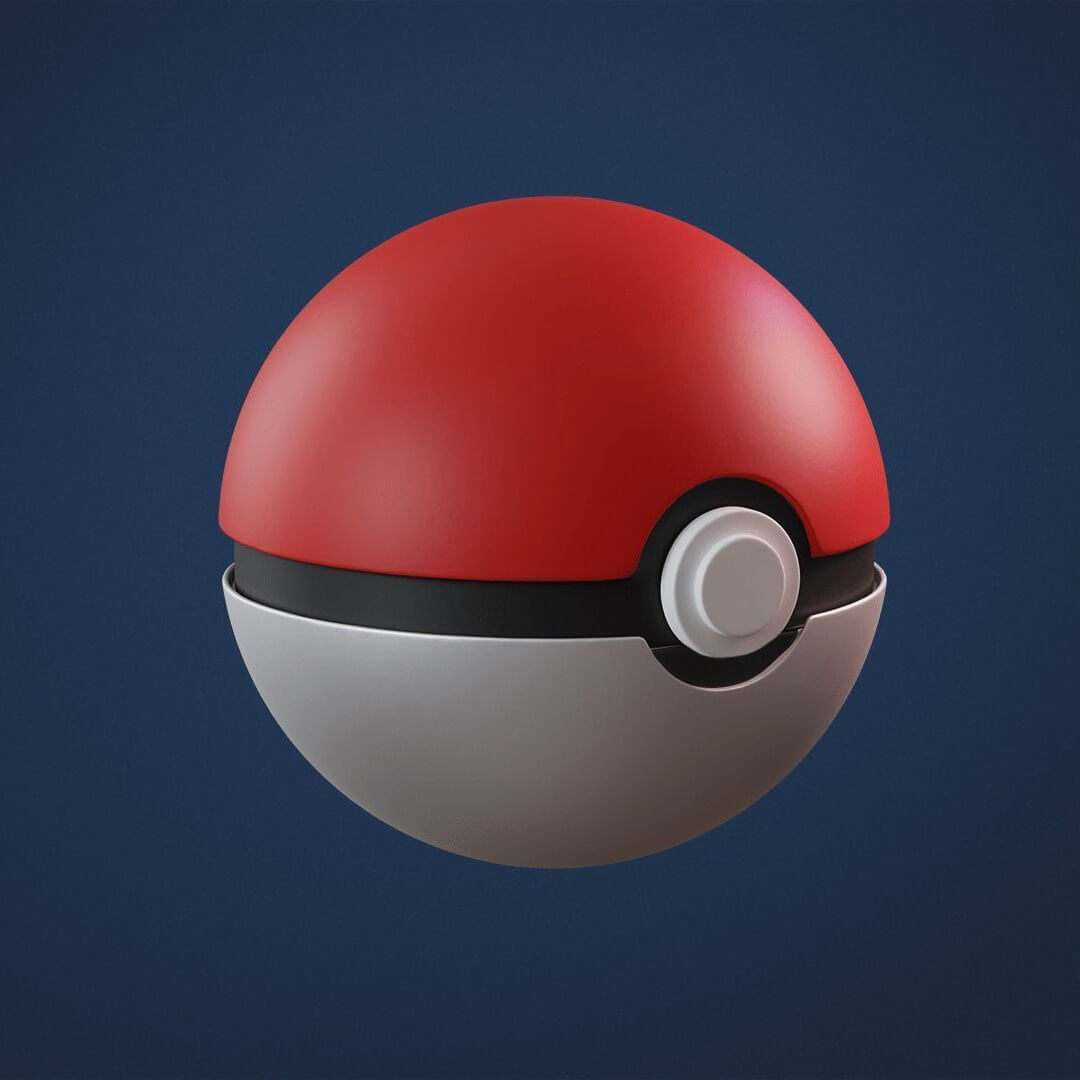 Pokeball Diorama - 3D Model by Navaler