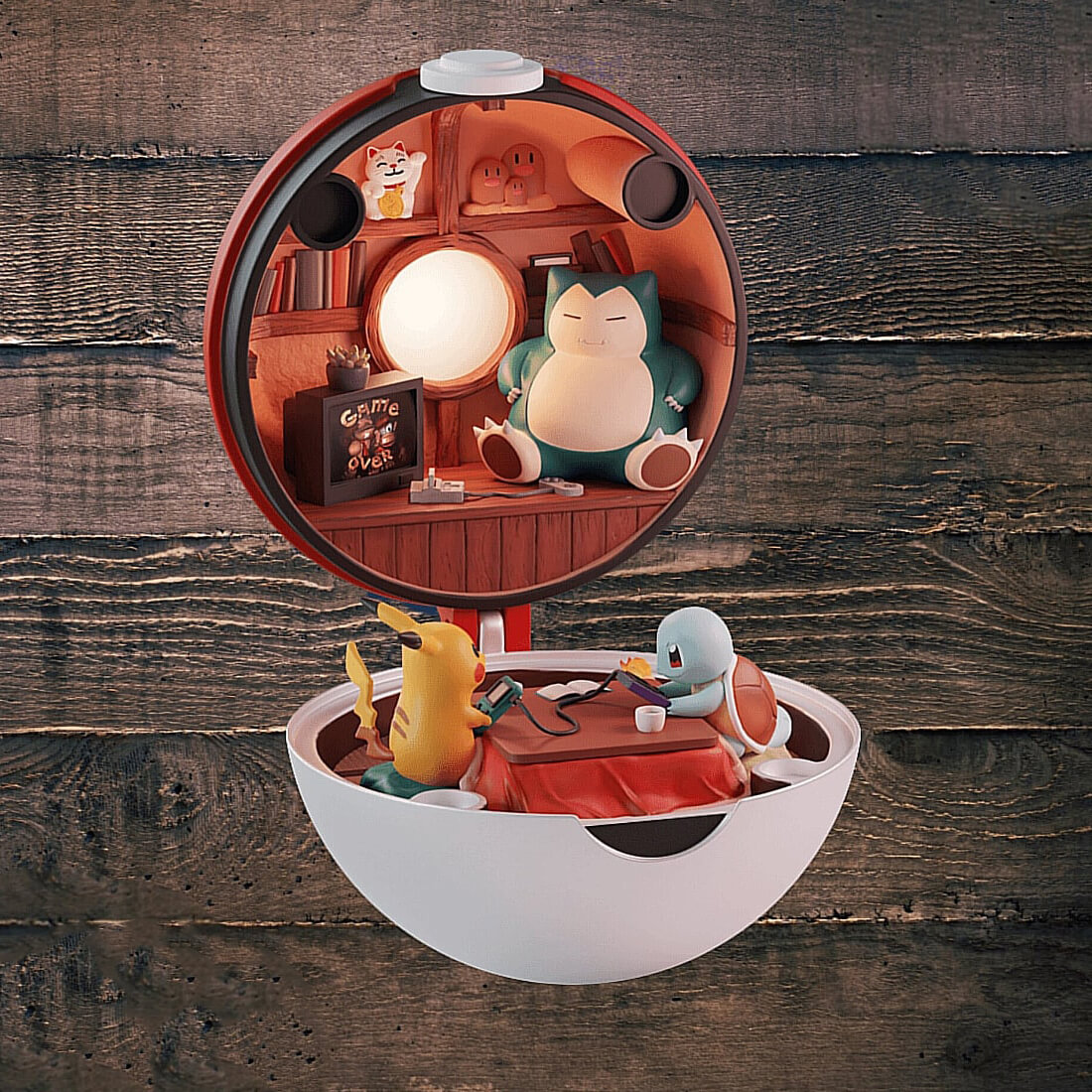 Pokeball Diorama - 3D Model by Navaler