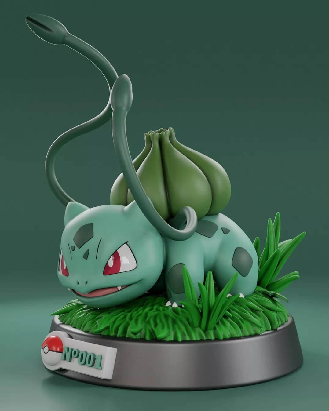 Pokemon Bulbasaur - 3D Model by Navaler