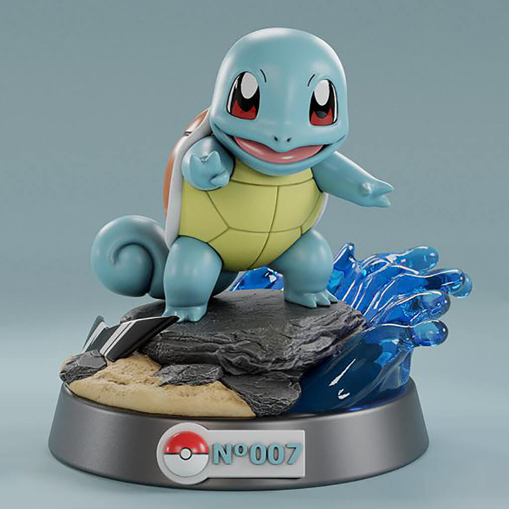 Pokemon - Squirtle 3D Model by Navaler