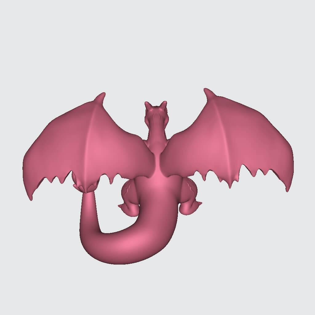 Pokemon - Venom Charizard 3D Model by Navaler