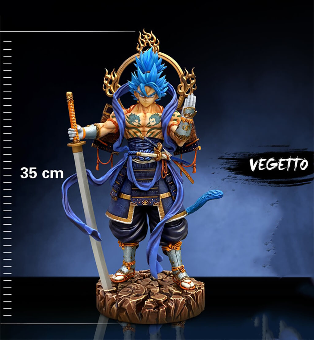 Samurai Vegito 3D Model Ready To Print by Navaler