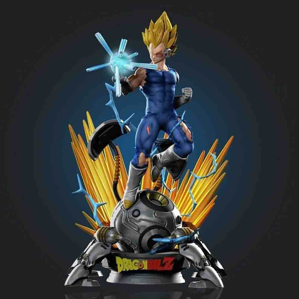 Ssj Vegeta on Capsule Dragon Ball - 3D Model by Navaler