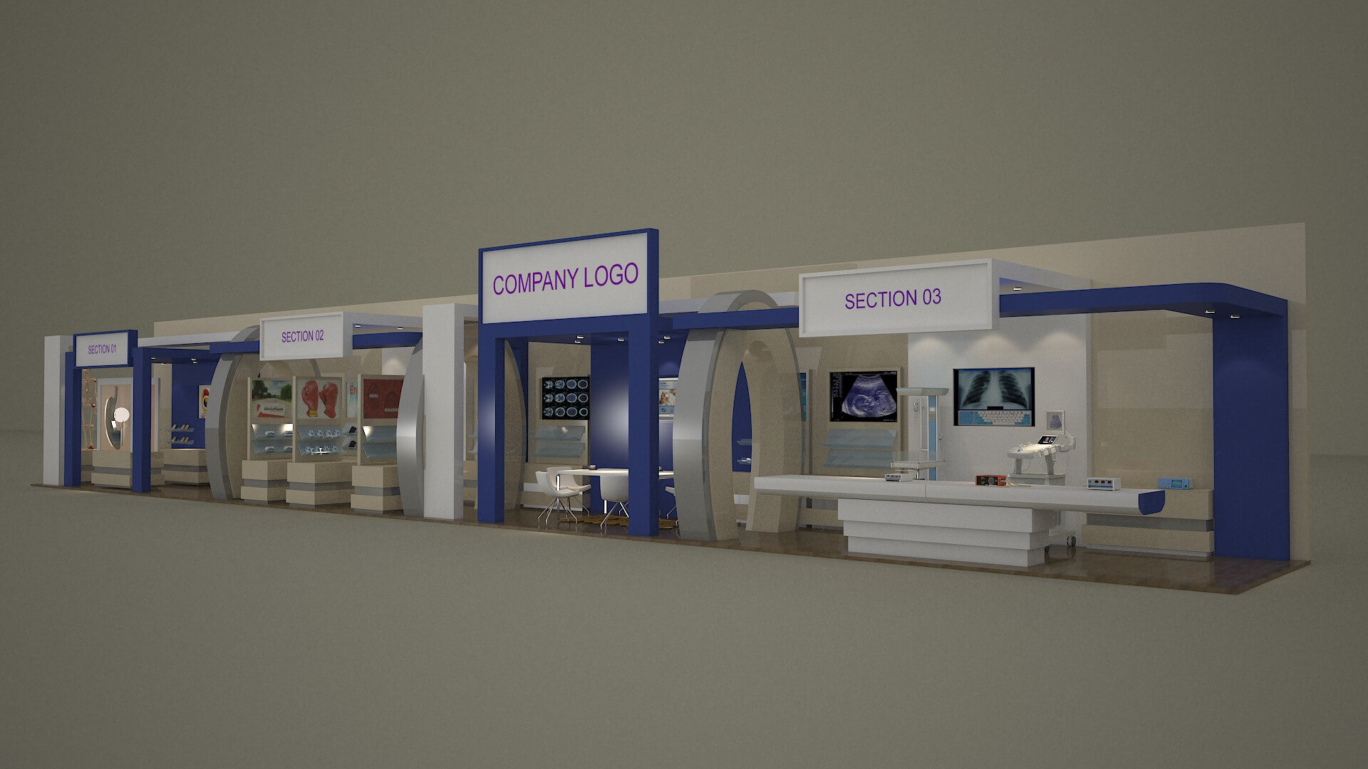 Exhibition Stand - 3D Model by navigator