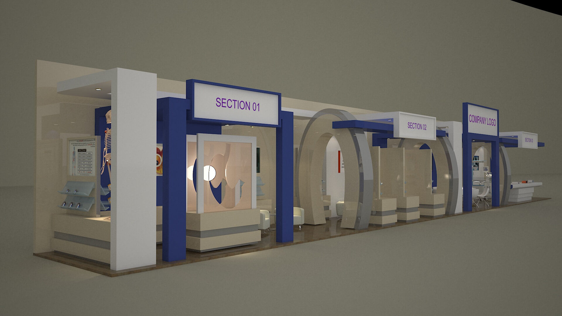Exhibition Stand - 3D Model by navigator