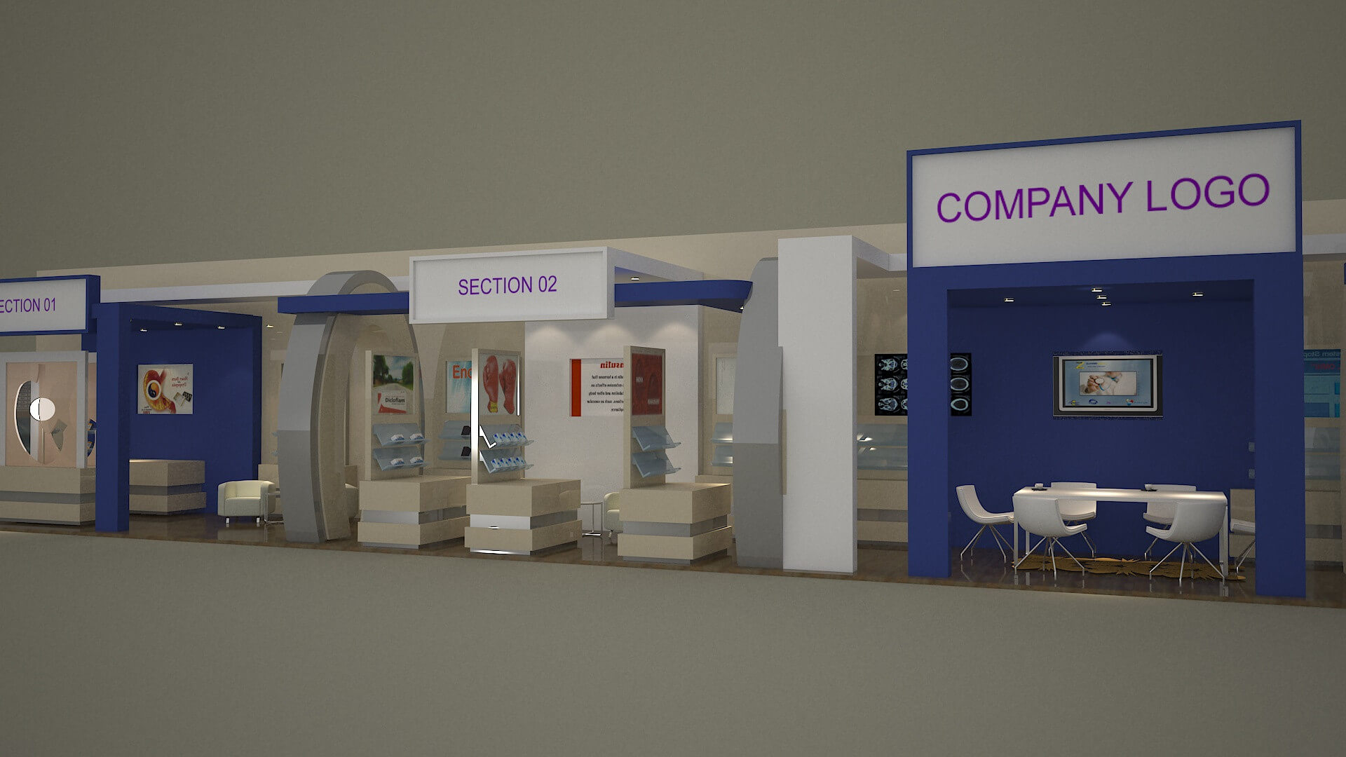 Exhibition Stand - 3D Model by navigator