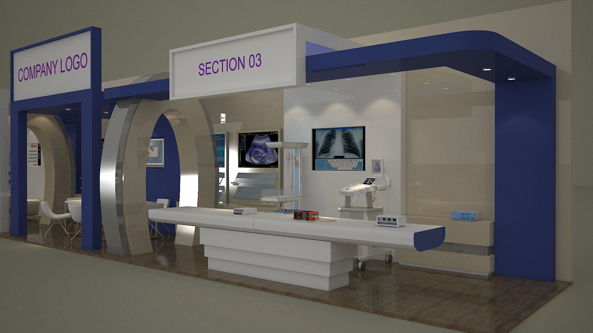 Exhibition Stand - 3D Model by navigator