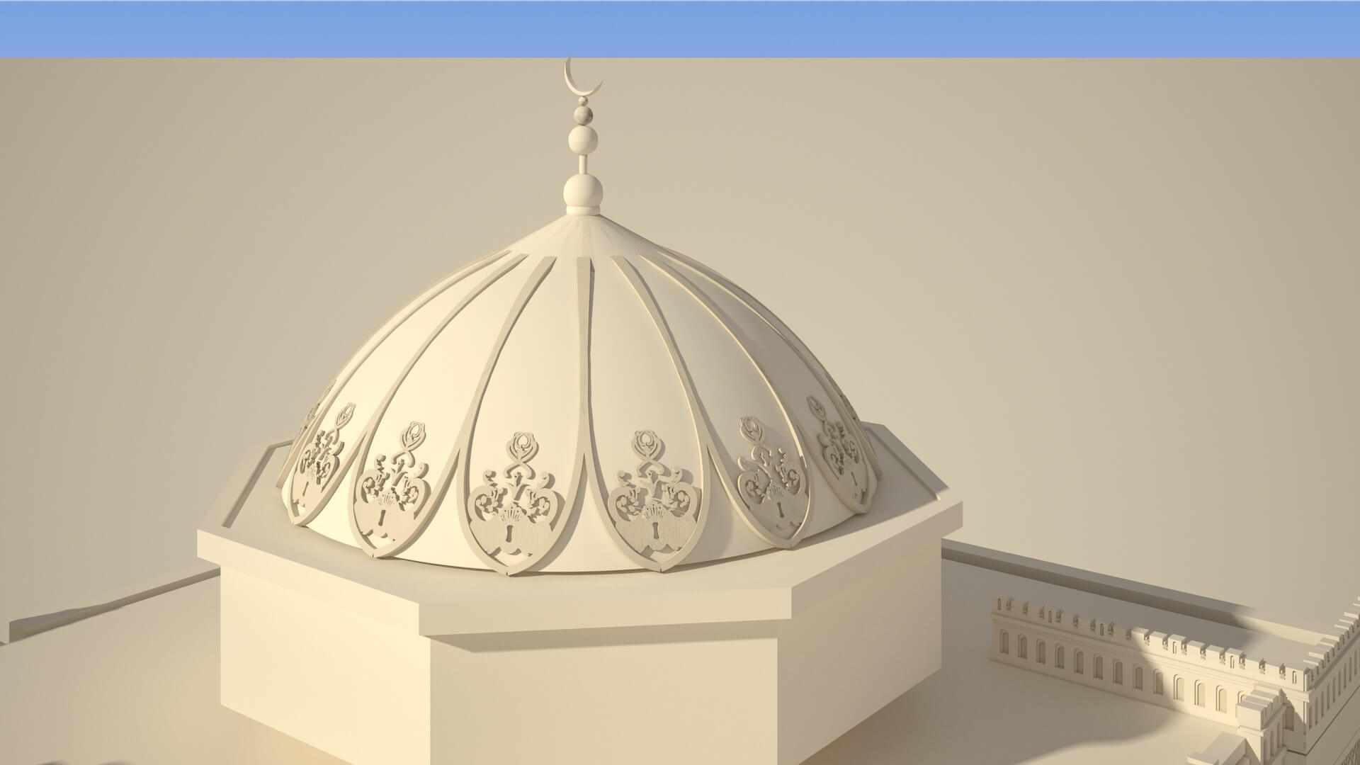 Mosque - 3D Model by navigator