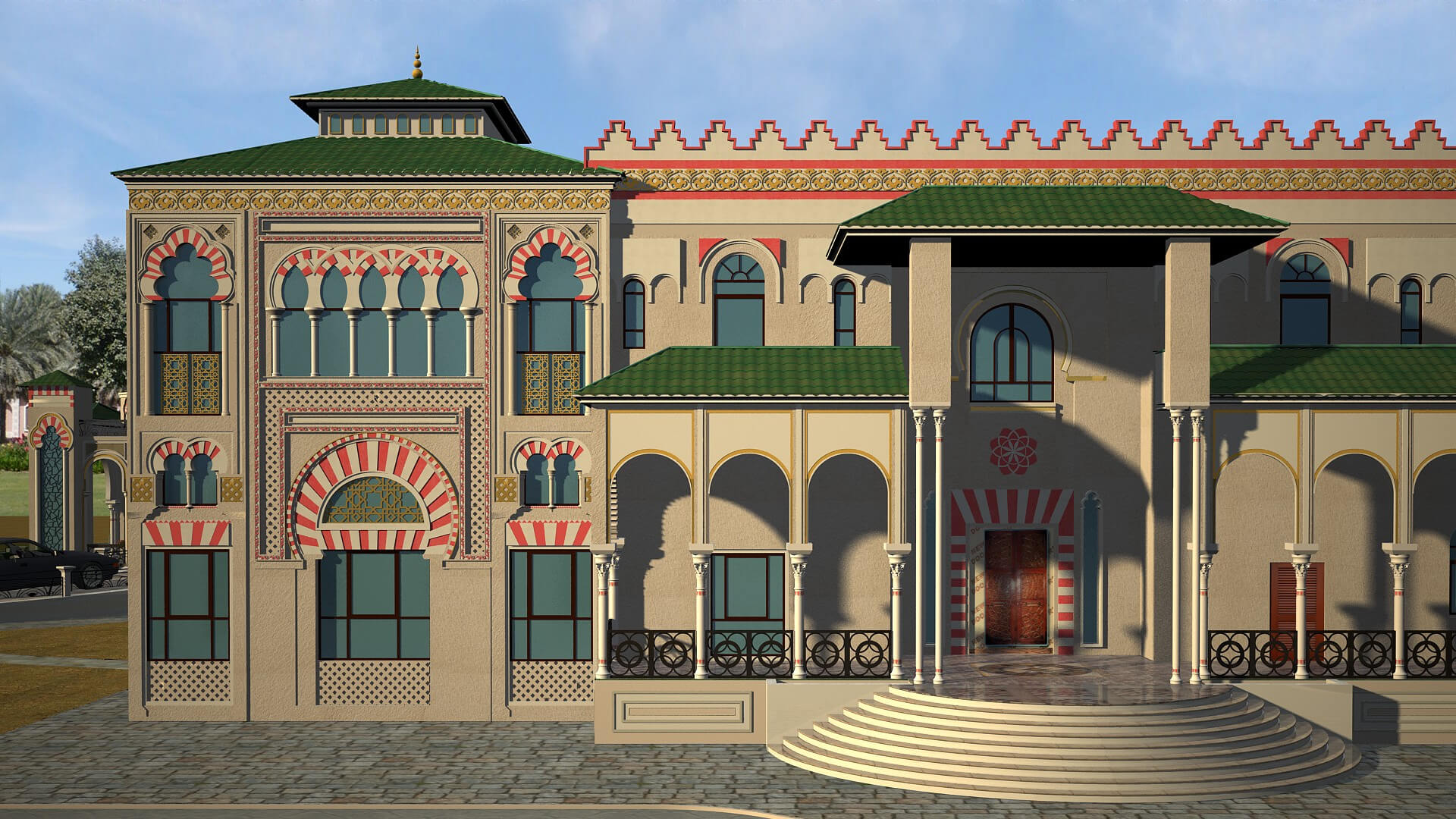 Majestic 3D Andalusian Palace by navigator