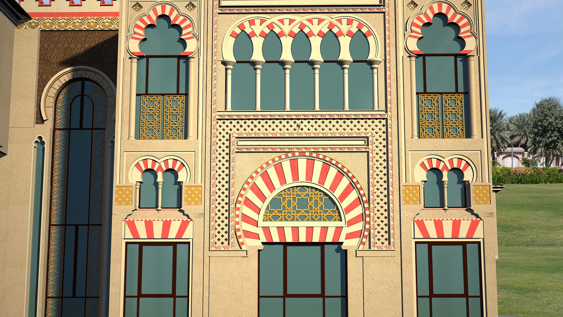 Majestic 3D Andalusian Palace by navigator