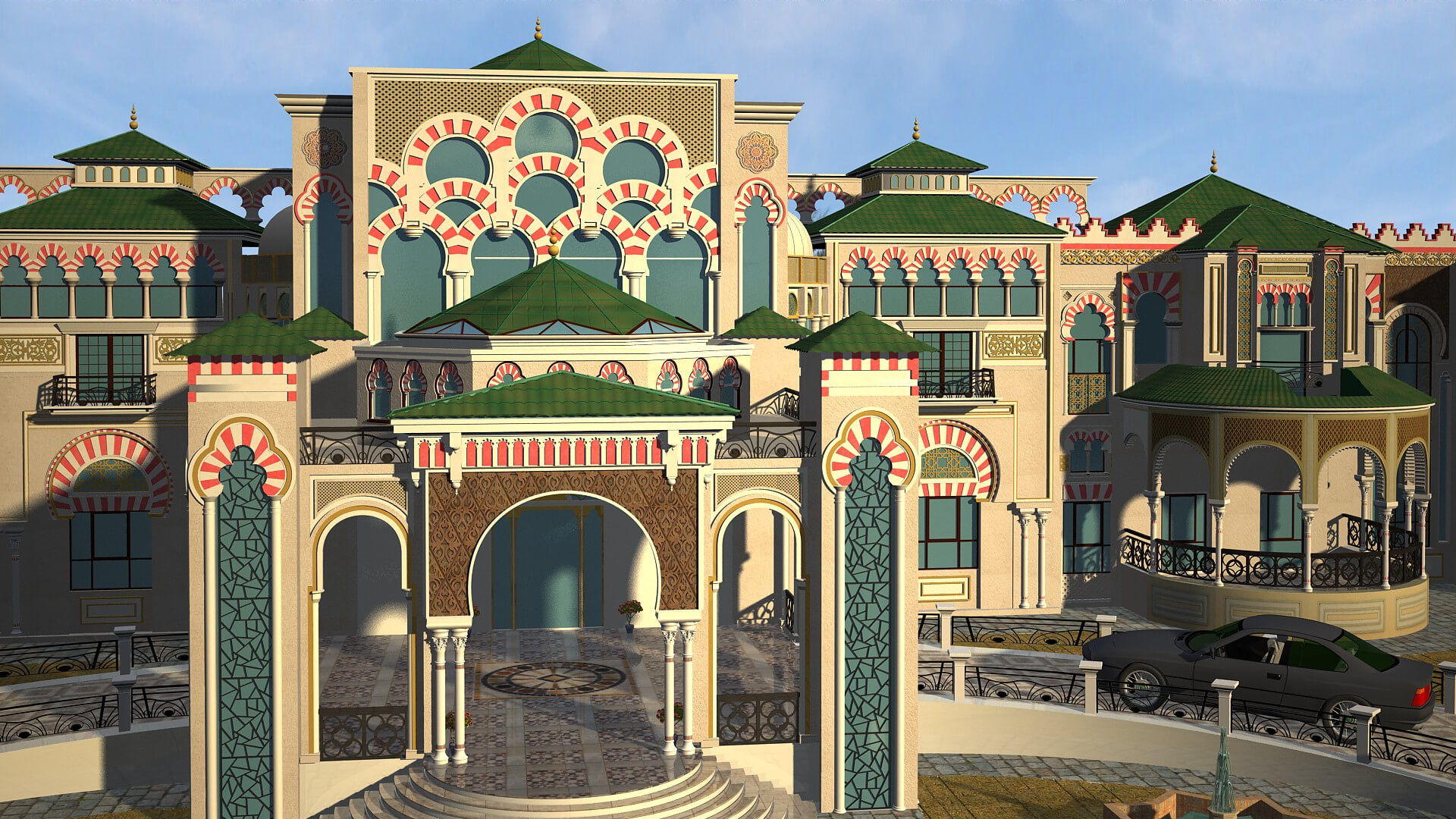 Majestic 3D Andalusian Palace by navigator