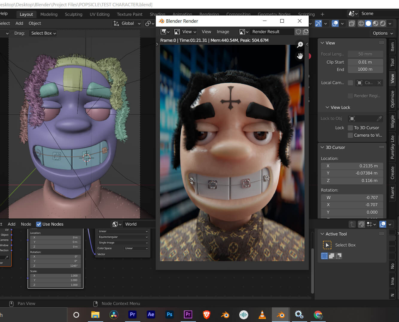 Stylized Hip Hop Nft Character - 3D Model by Nedy Pictures