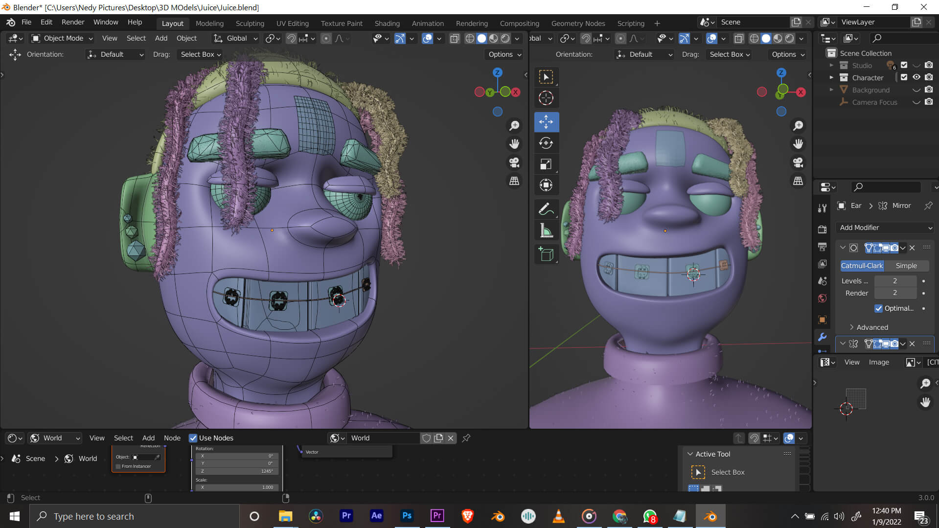 Stylized Hip Hop Nft Character - 3D Model by Nedy Pictures