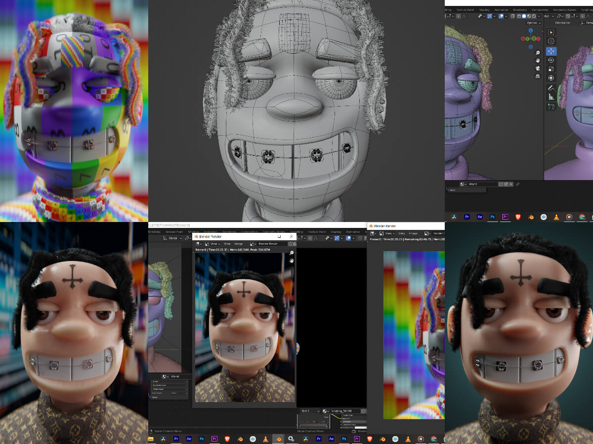 Stylized Hip Hop Nft Character - 3D Model by Nedy Pictures