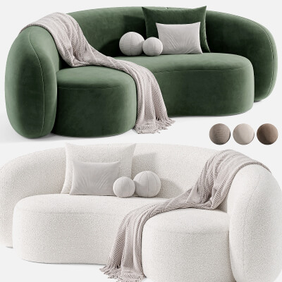 Circular Sofa by Karstudio - 3D Model by Neeo
