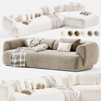 Kamari Sofa by Twils - 3D Model by Neeo