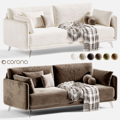 Liam Straight Sofa by SKdesign - 3D Model by Neeo