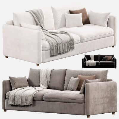 Mons Wagon Sofa by skdesign - 3D Model by Neeo