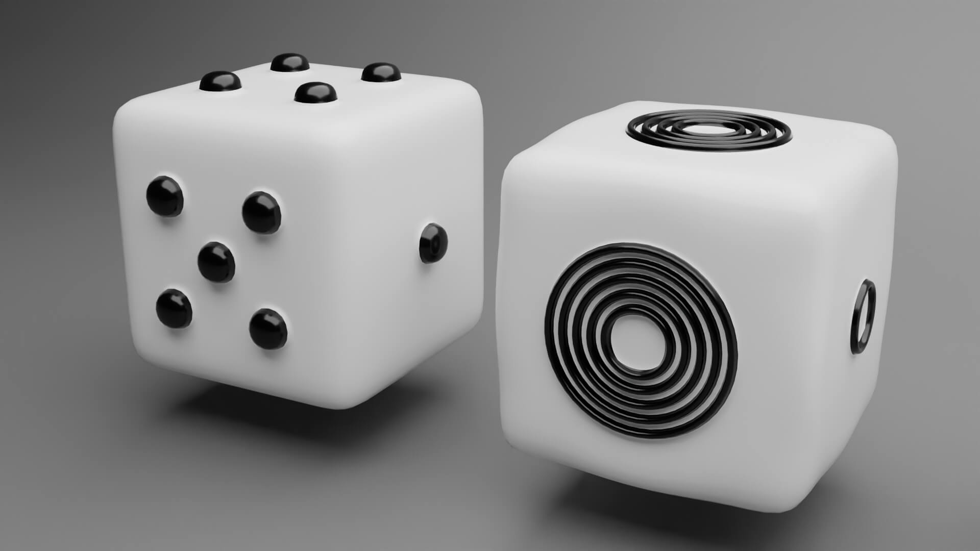 Dice Pack Consisting of 5 Unique Dice - 3D Model by NeGaLoX
