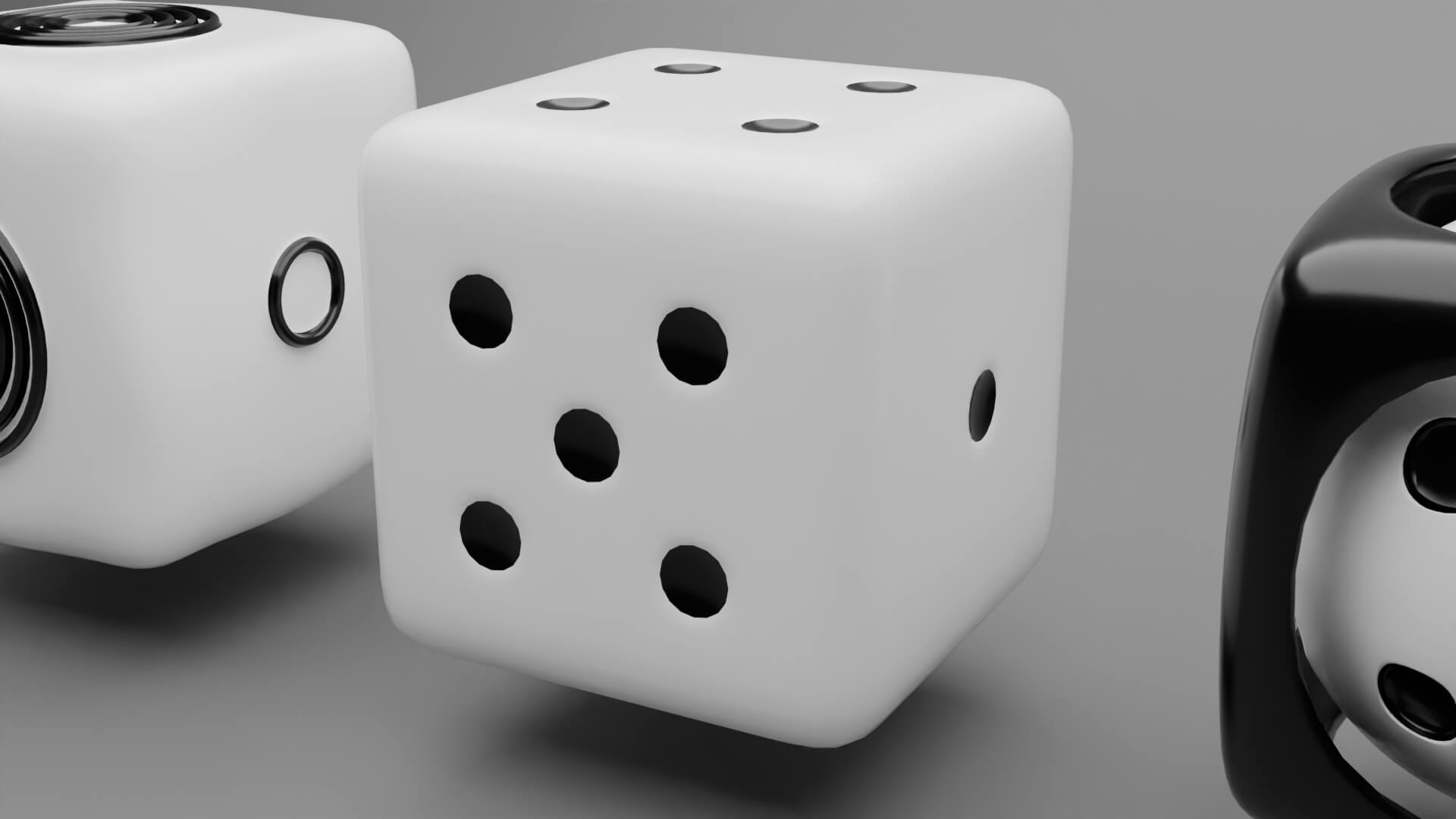 Dice Pack Consisting of 5 Unique Dice - 3D Model by NeGaLoX