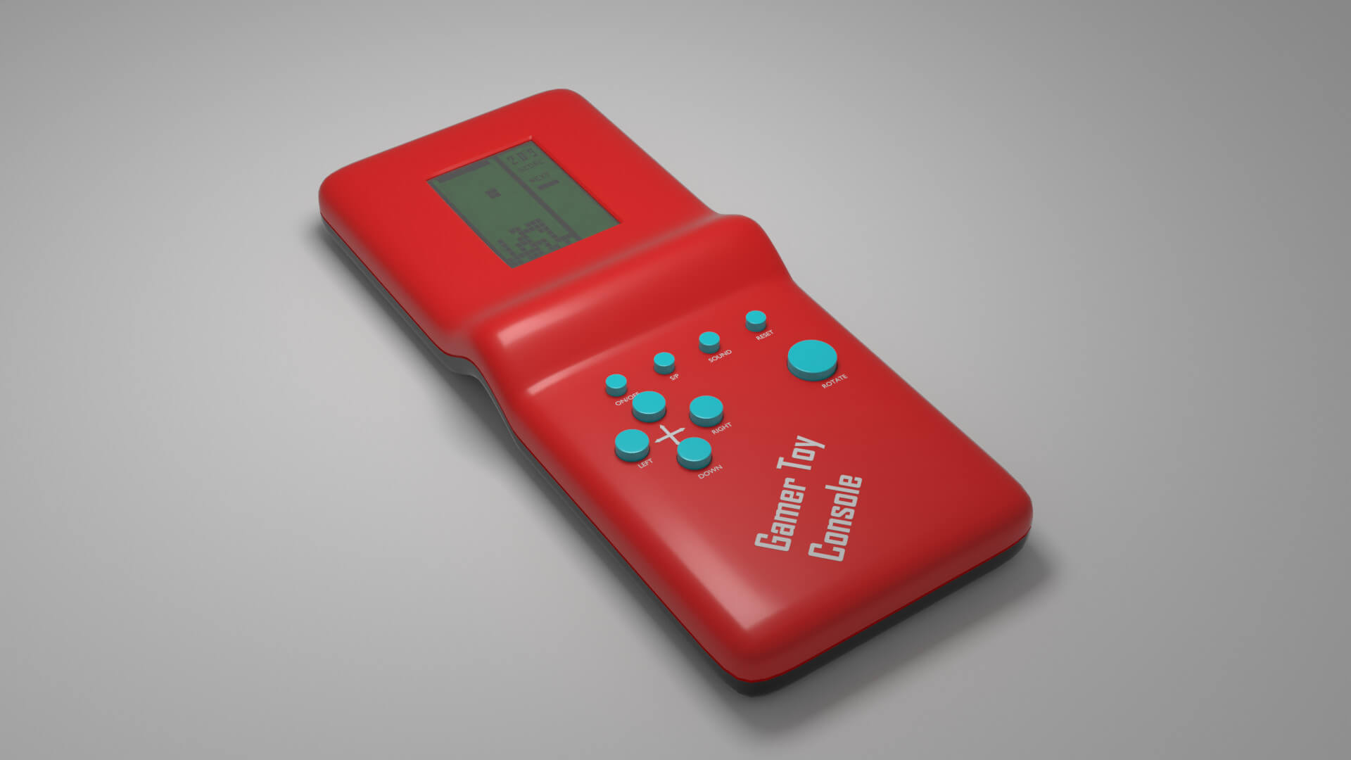 Tetris Retro Console - 3D Model by NeGaLoX