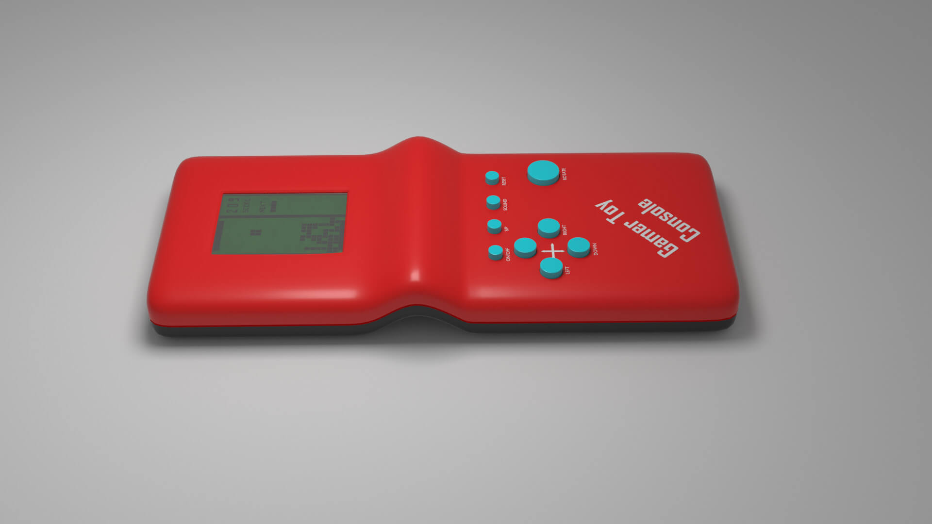 Tetris Retro Console - 3D Model by NeGaLoX