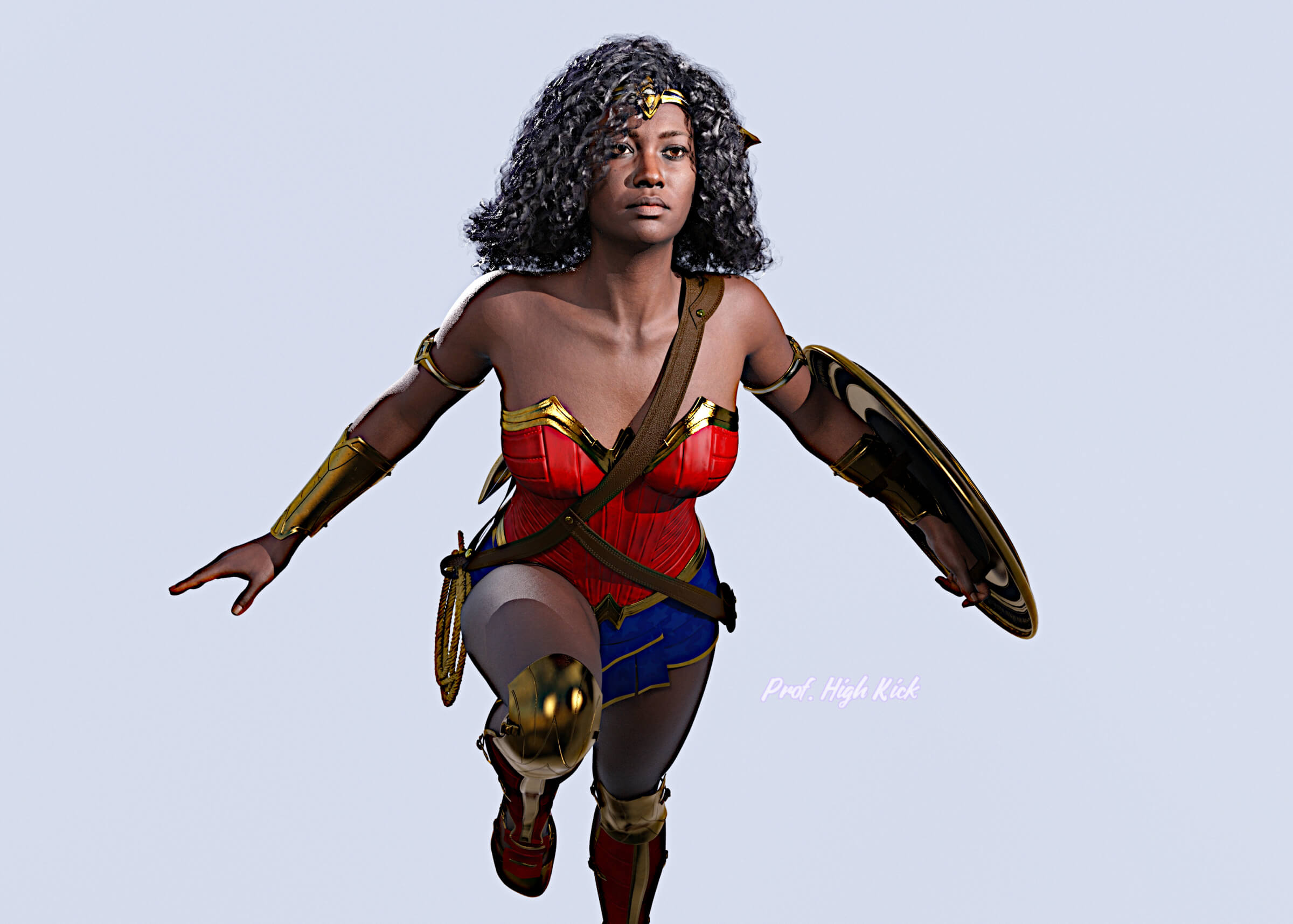Nubia 3D Render, Digital Art by neishajane