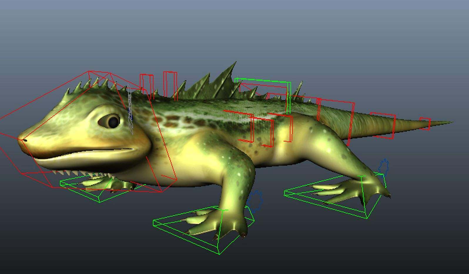 Lizard - 3D Model by nelsonevasco