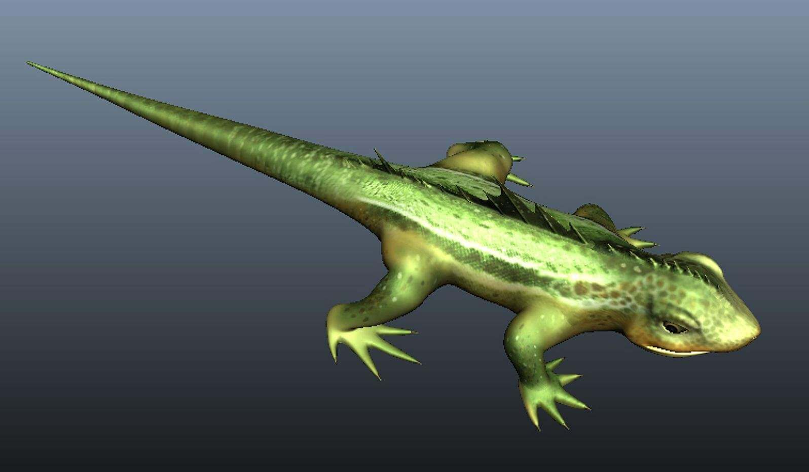Lizard - 3D Model by nelsonevasco