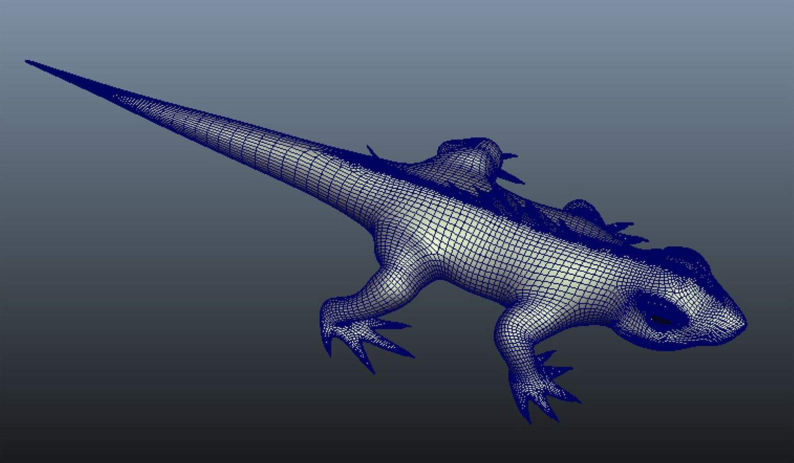 Lizard - 3D Model by nelsonevasco