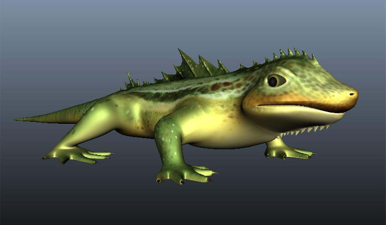Lizard - 3D Model by nelsonevasco