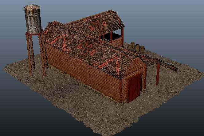 Lumber Mill - 3D Model by nelsonevasco