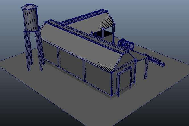 Lumber Mill - 3D Model by nelsonevasco