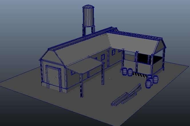 Lumber Mill - 3D Model by nelsonevasco
