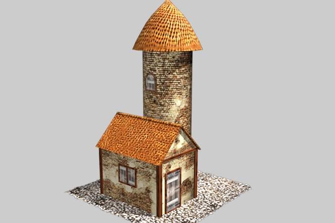 Tower - 3D Model by nelsonevasco