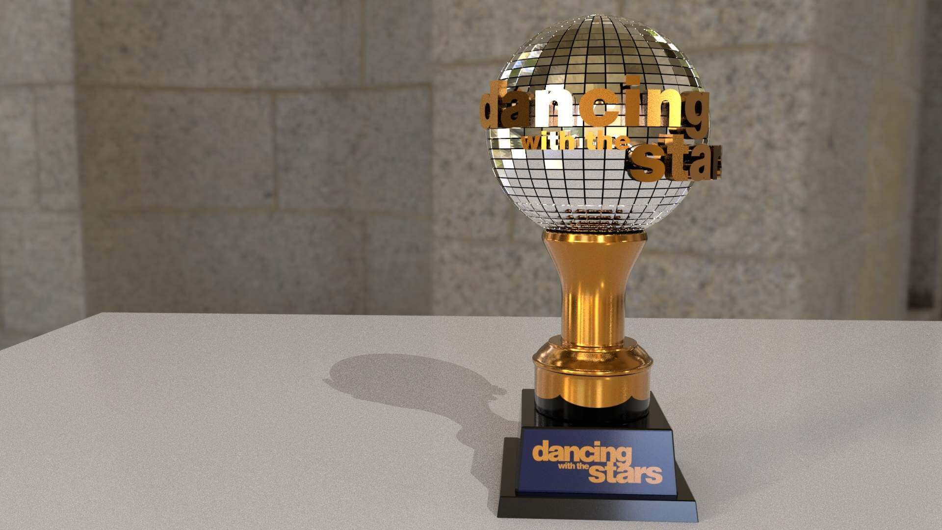 Dancing with The Stars Trophy - 3D Model by nelsonevasco